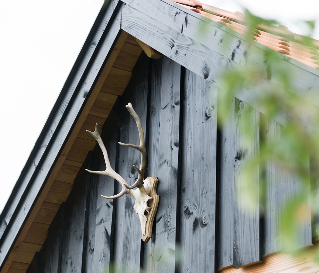 Holzscheune mit Terrassenüberdachung, Uddel | Bronkhorst Gartenhaus